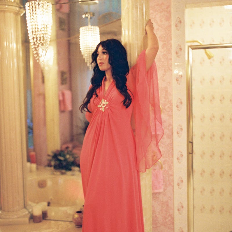 Coral Hostess Dress - Etsy