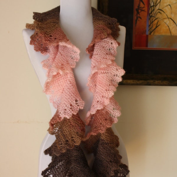 Ruffle Scarf Pattern - Etsy