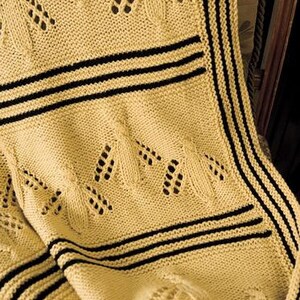 Buzzy Bee Baby Blanket, Knitting Pattern, PDF - Etsy