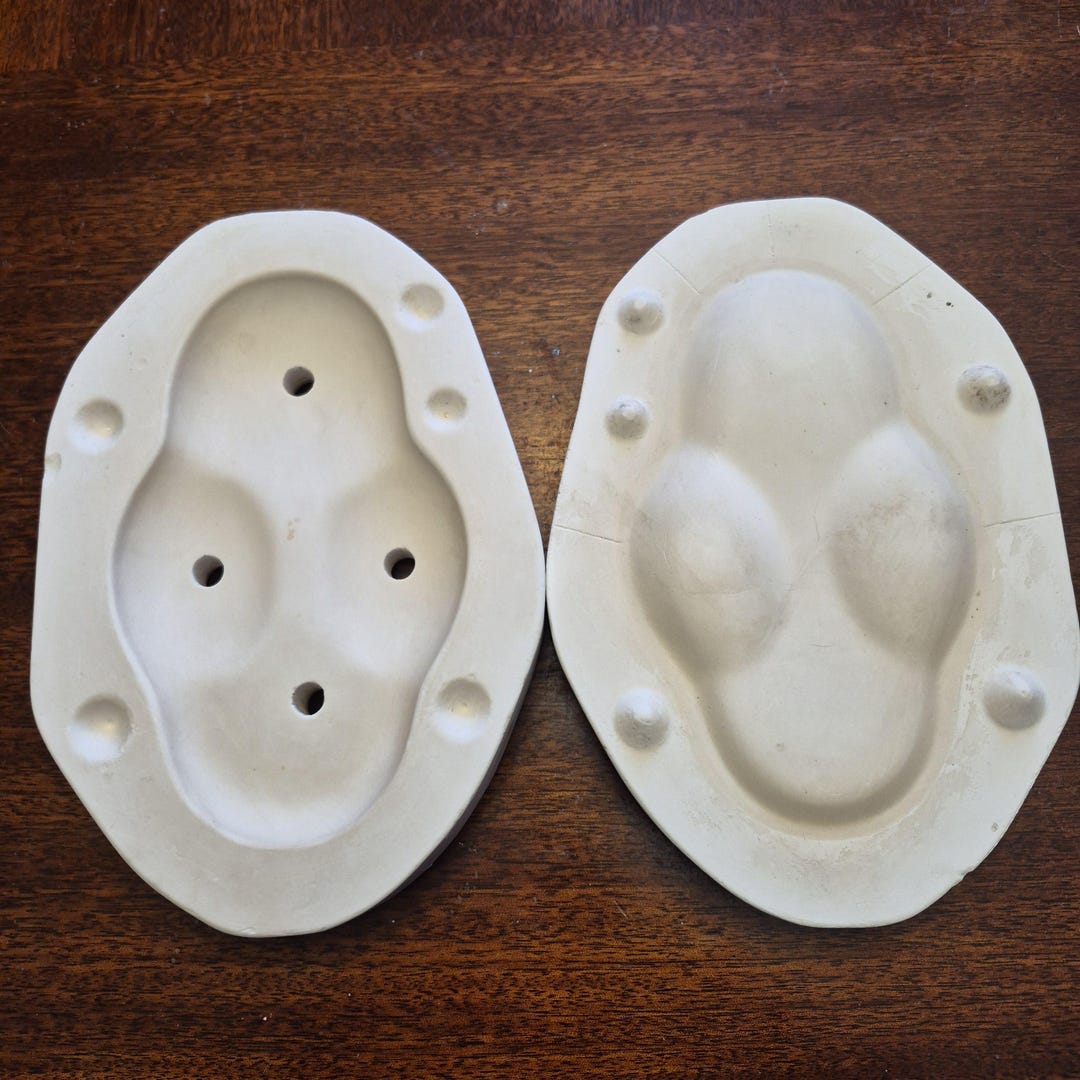 Vintage Ceramichrome Slipcast Mold. Triple Spoon Rest. C-487 - Etsy