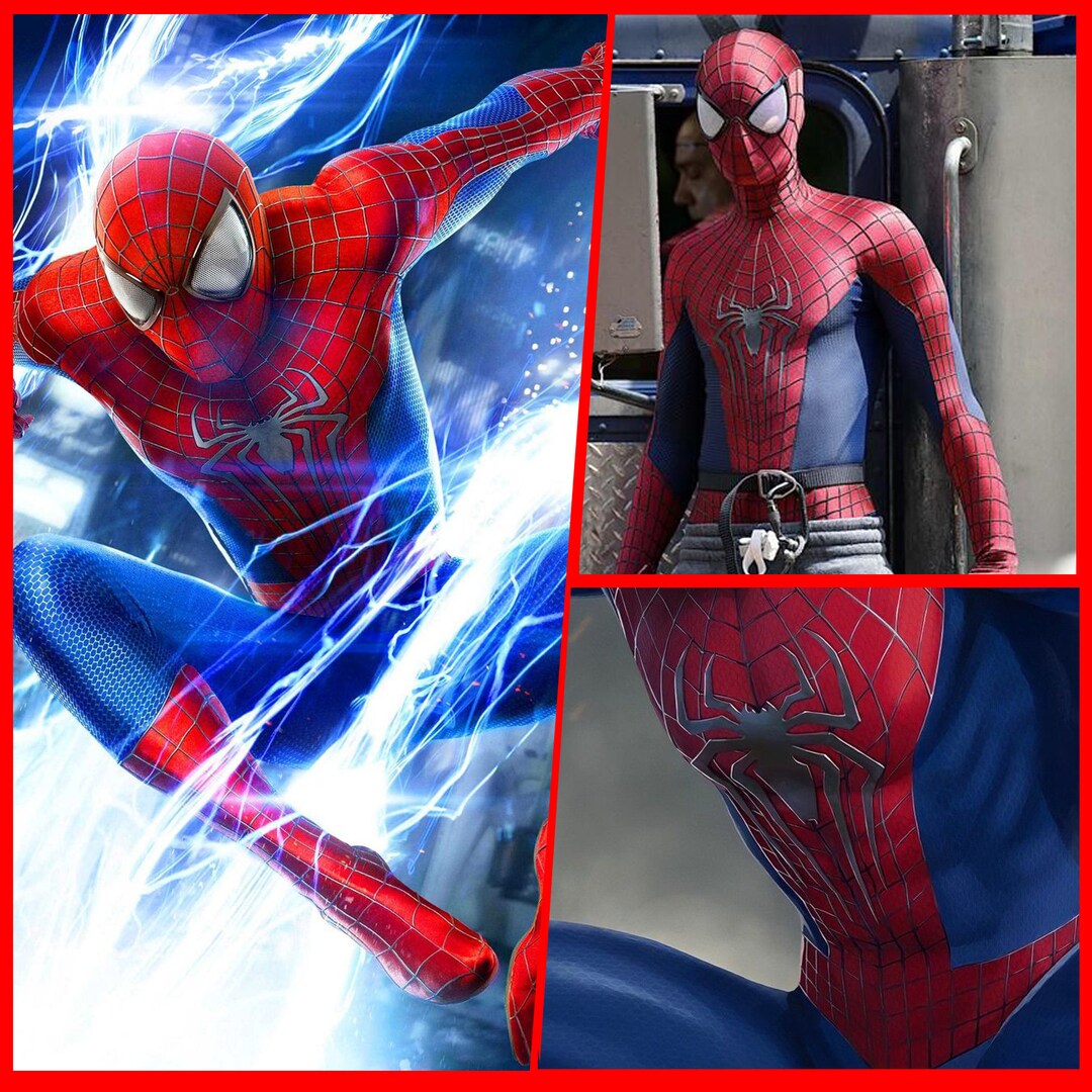 TASM 2 the Amazing Spider-man 2 Suit Cosplay Costume Detached - Etsy