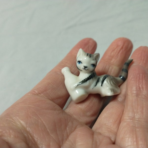 Miniature Cat Figurine - Etsy