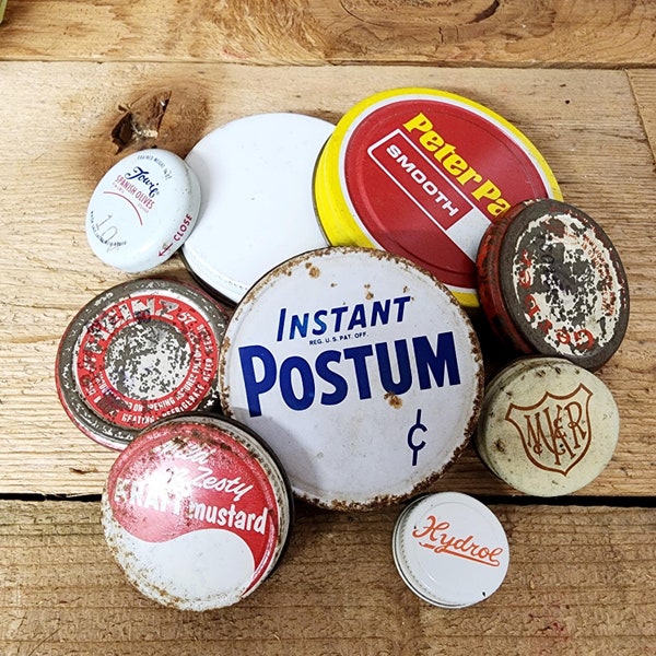 Rusty Lids - Etsy