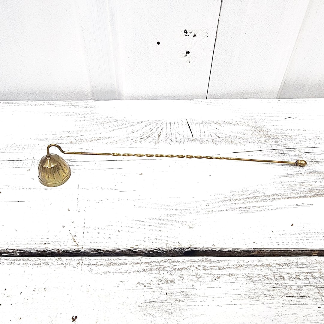 Vintage Candle Snuffer, Gold in Color, Metal, Mild Wear, 10-1/2" Long ...