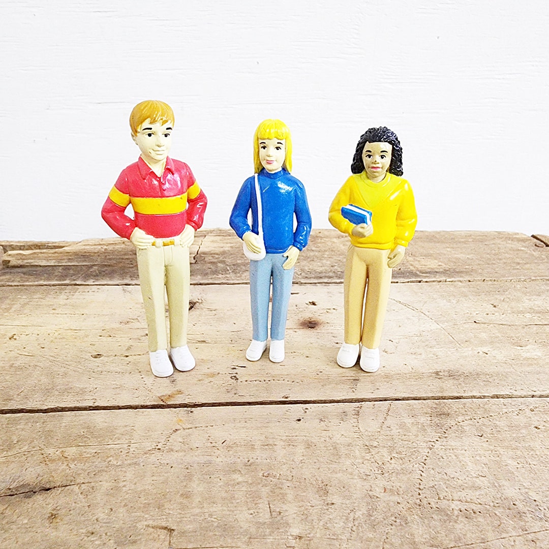 Vinyl Teenage Figures Set of Three Community Figures - Etsy