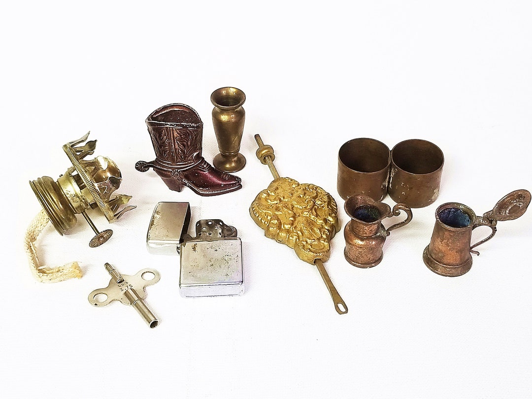 Vintage Metal Altered Art Supplies, Mixed Metals, Salvaged Pieces, Junk ...