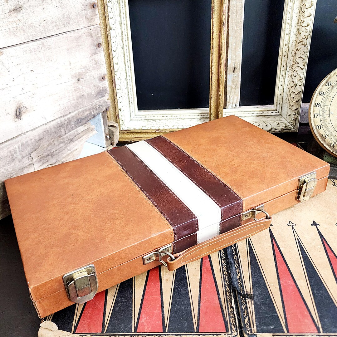 Vintage Game Case, Storage Case, Briefcase Style Case, Used Aged ...