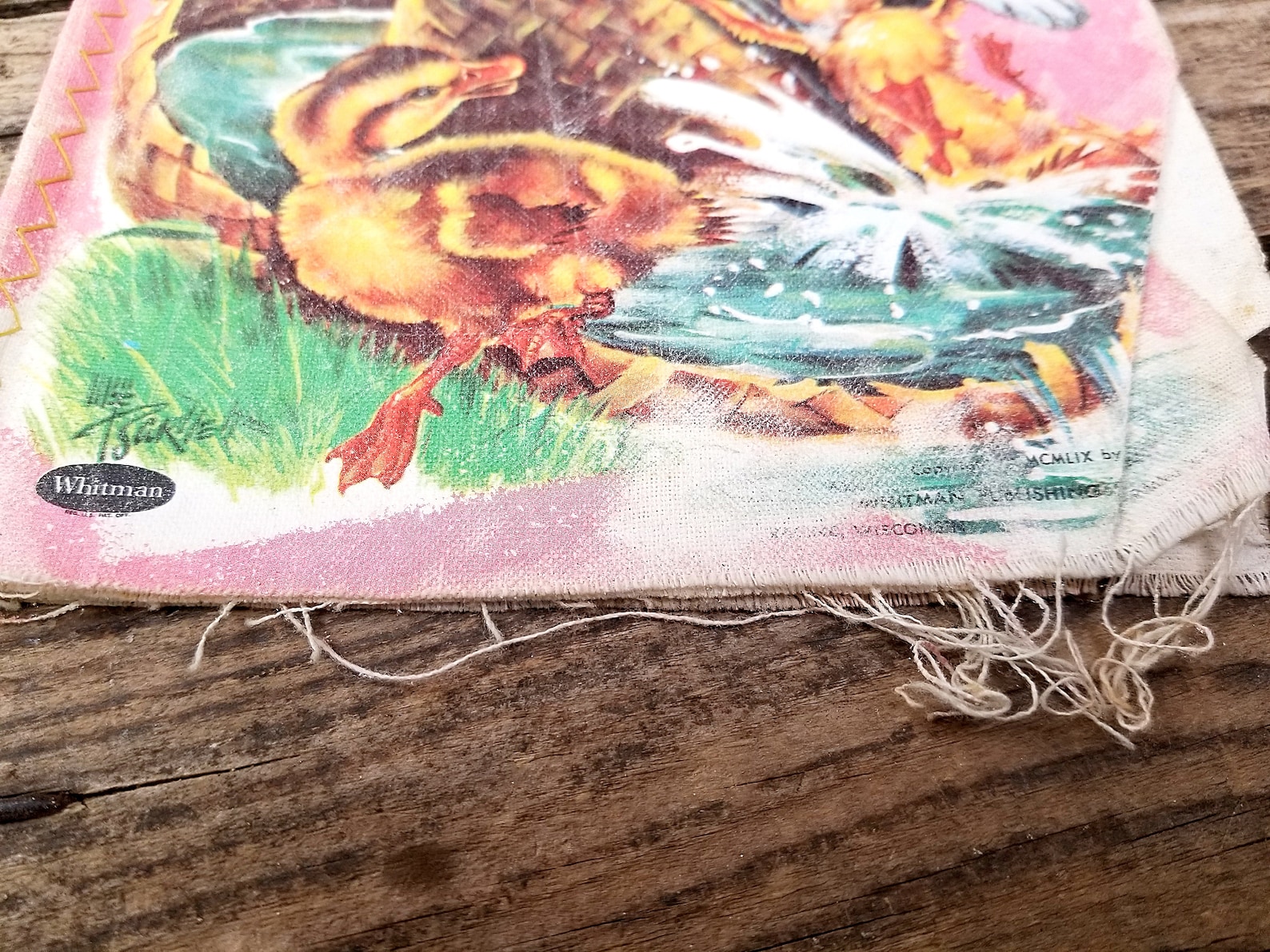 1959 Cloth Book of Farm Animals Whitman Publishing Vintage - Etsy