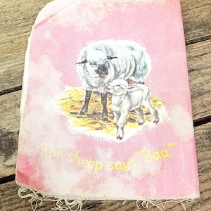1959 Cloth Book of Farm Animals Whitman Publishing Vintage - Etsy