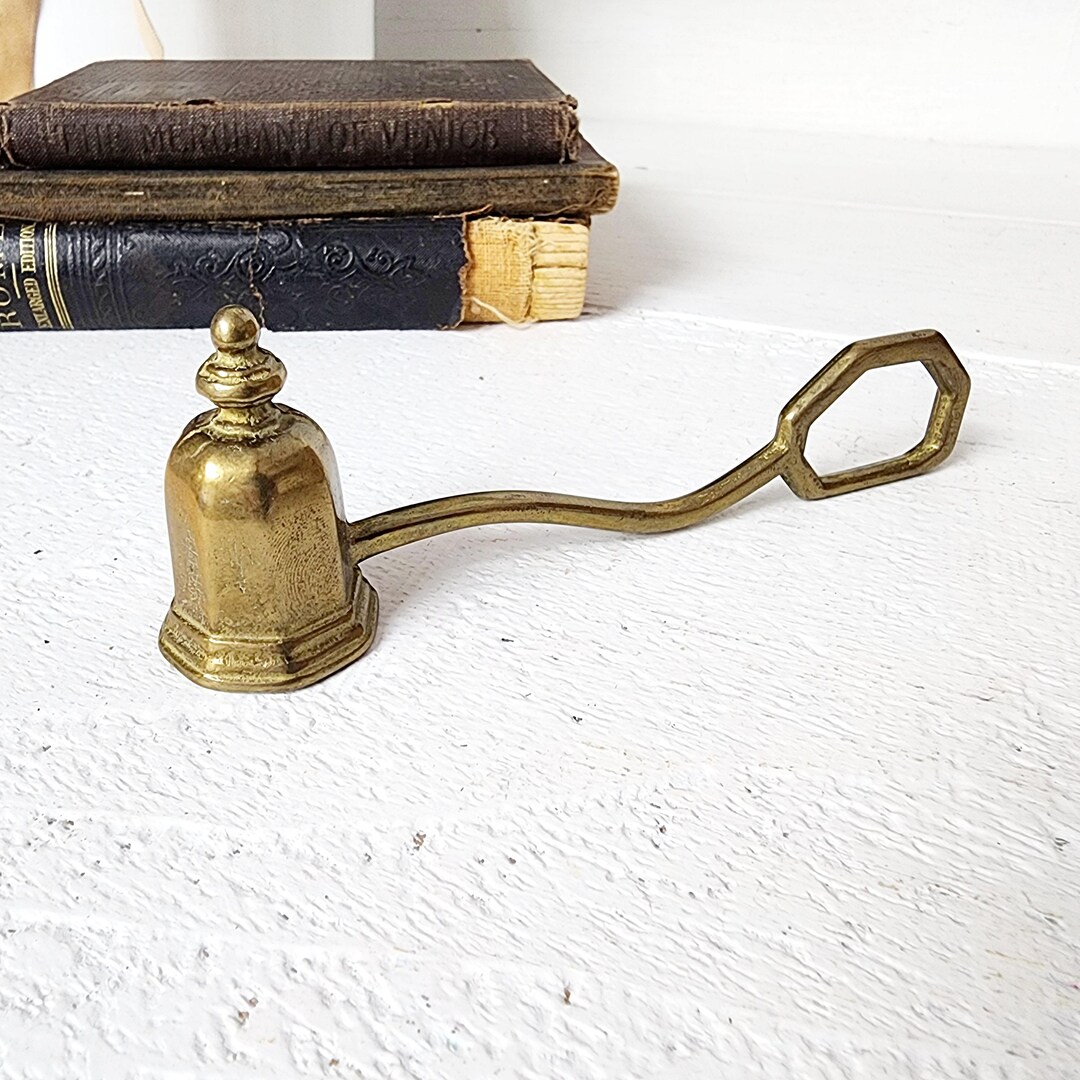 Vintage Brass Candle Snuffer, Solid Snuffer, 5 1/2 Inches Long, #5380 ...