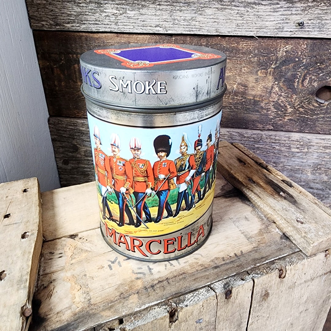 Vintage Marcella Cigar Tin, All Franks Smoke Tin, Reproduction, Home ...