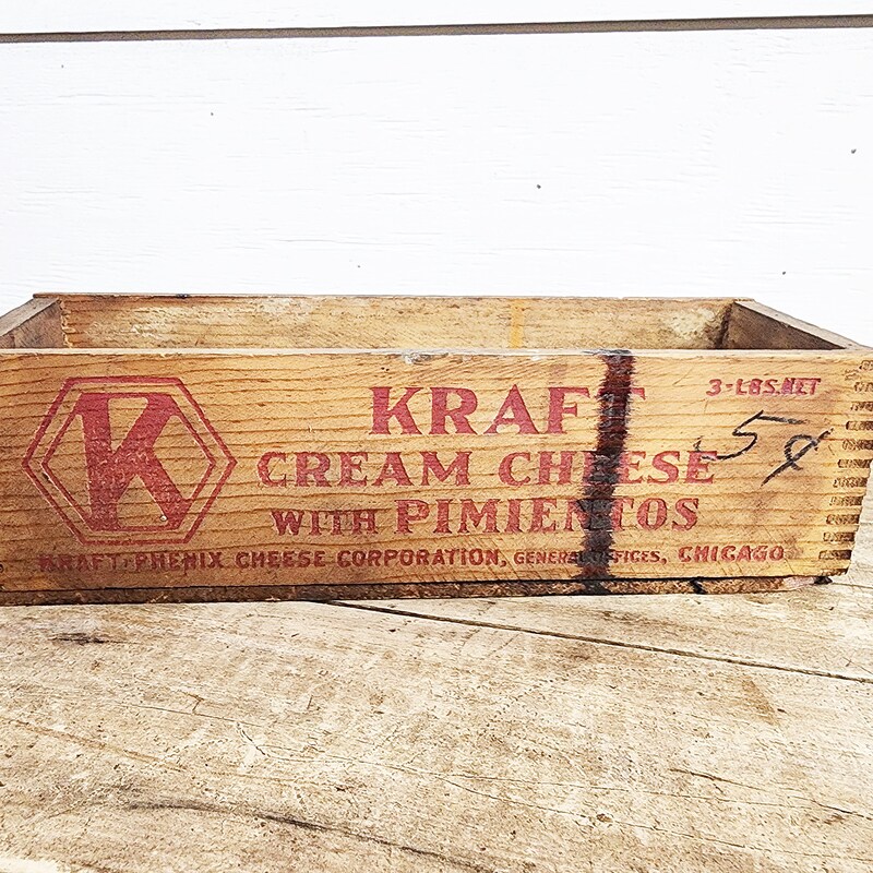 Vintage Cheese Box - Etsy