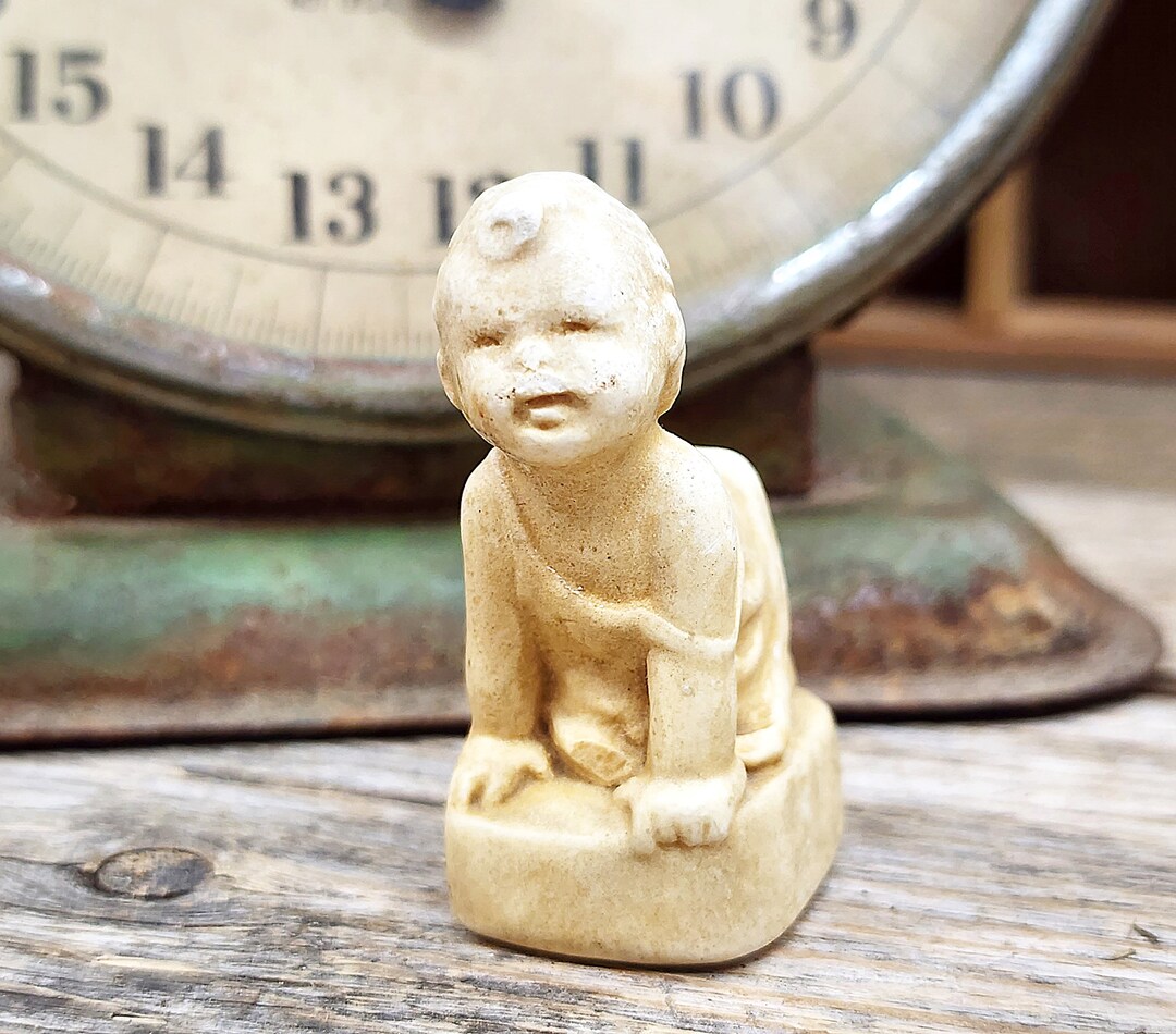 Catherine Mccullough Soapstone Baby Figurine, Crawling Baby, 2 Inches ...