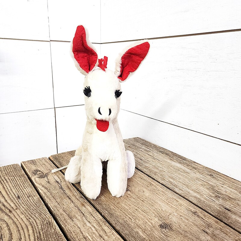 Stuffed Donkey - Etsy