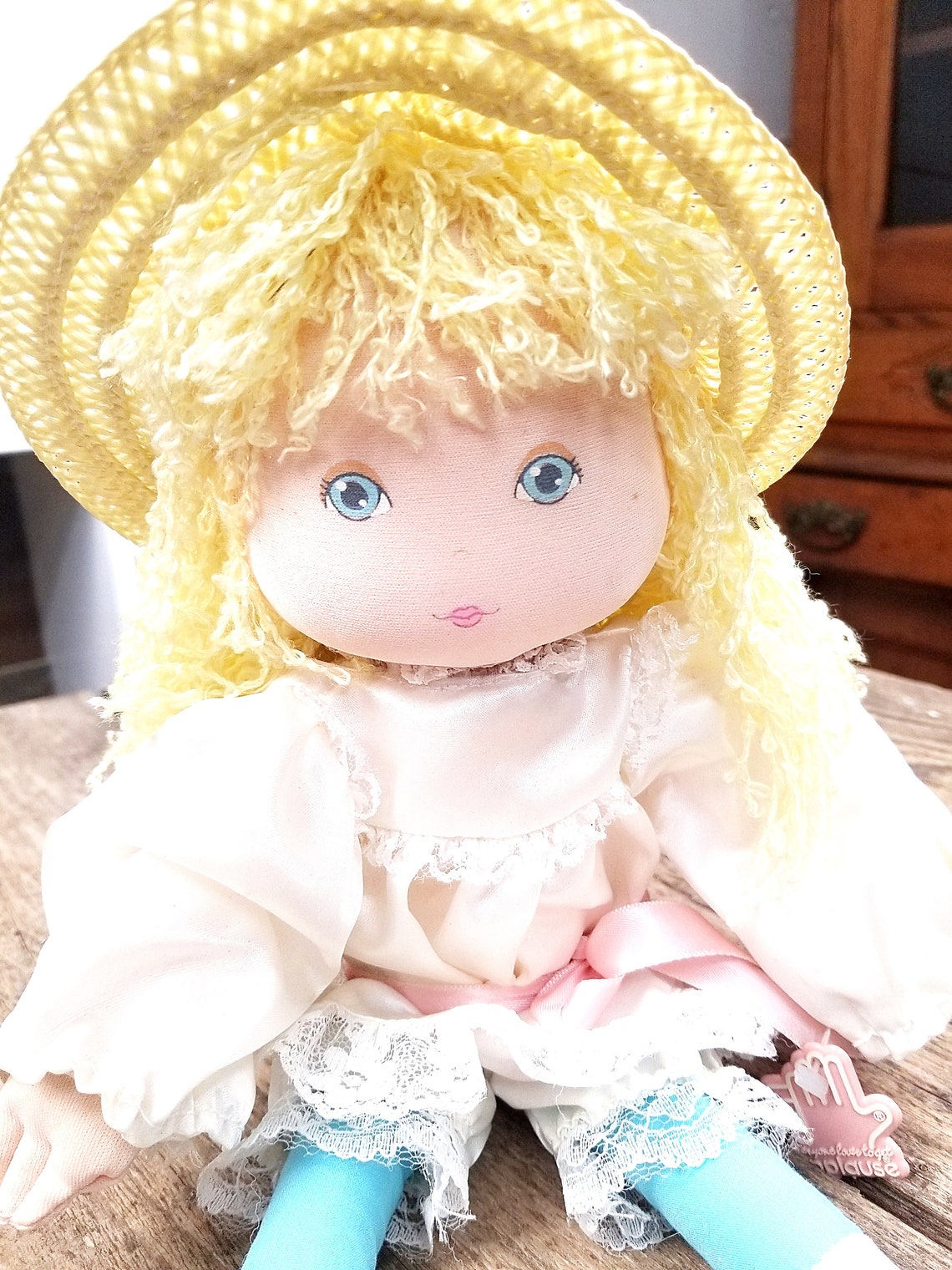 1984 Applause Doll Leigh Applause Doll Vintage Fabric Doll - Etsy