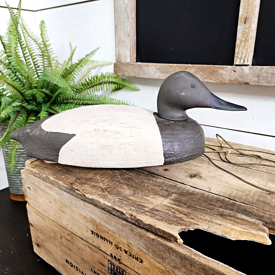Vintage Wood/plastic Duck Decoy, 15 Inch-long, Used Aged, Home Accent ...