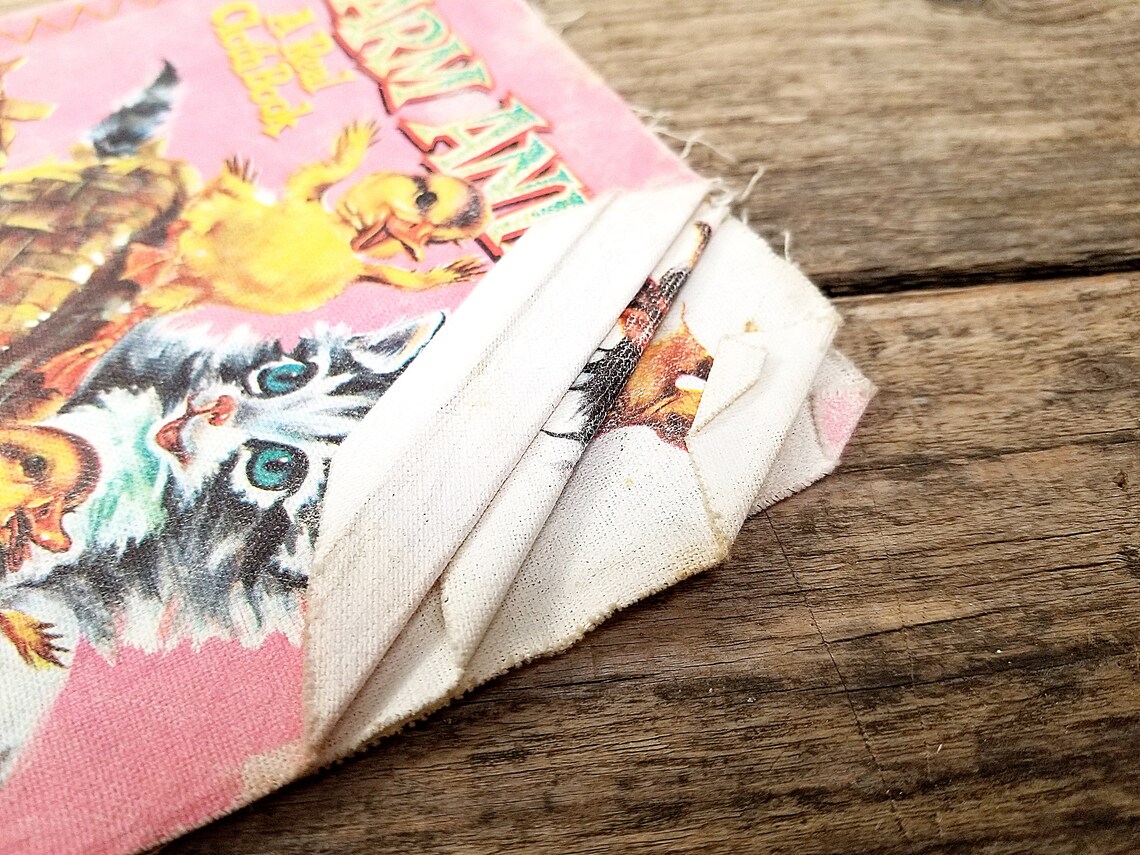 1959 Cloth Book of Farm Animals Whitman Publishing Vintage - Etsy