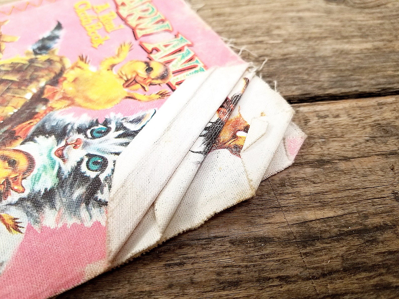 1959 Cloth Book of Farm Animals Whitman Publishing Vintage - Etsy