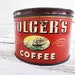 Vintage 1946 Folgers Coffee Can, Ship Graphics, Aged, Short Folgers ...