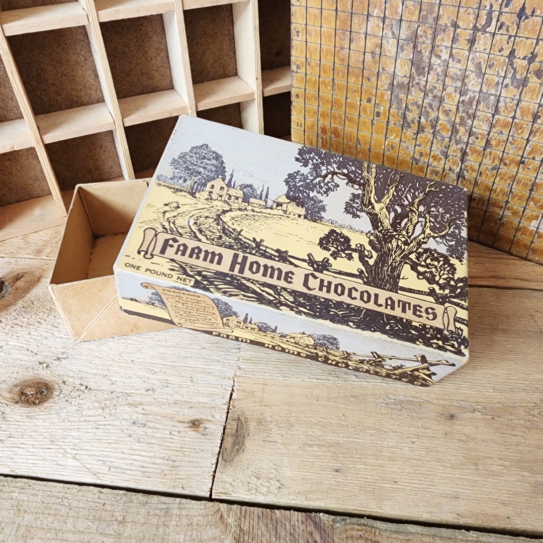 Vintage 1936 E. J Brach and Sons Candy Box, Old Brach Paper Chocolate ...