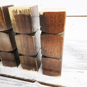 Salvaged MCM Wood Spindle Pieces, Set of Four, Mixed Sizes, Wood ...