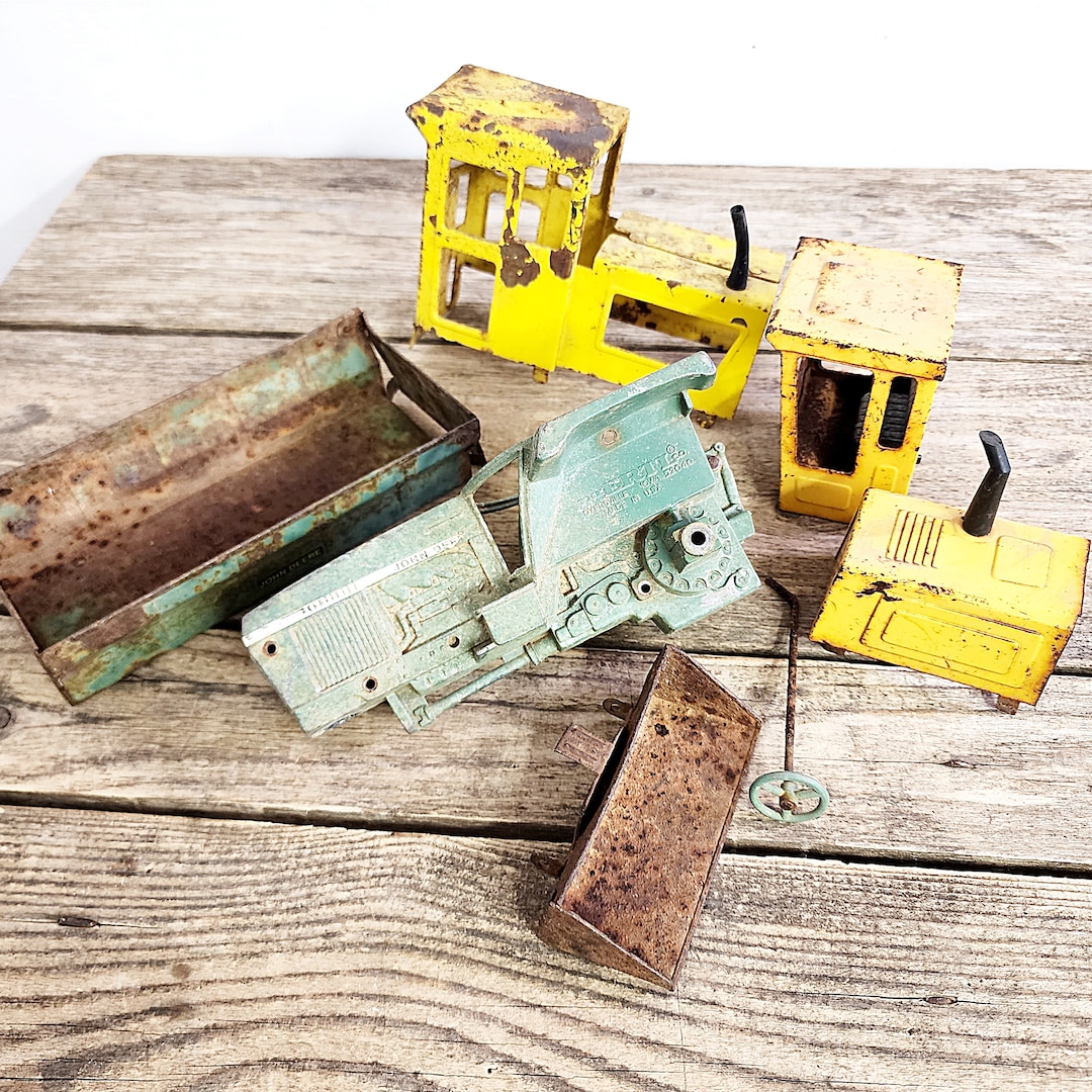 Salvaged Metal Toy Tractor Parts, Salvaged Parts Pieces, Supplies ...