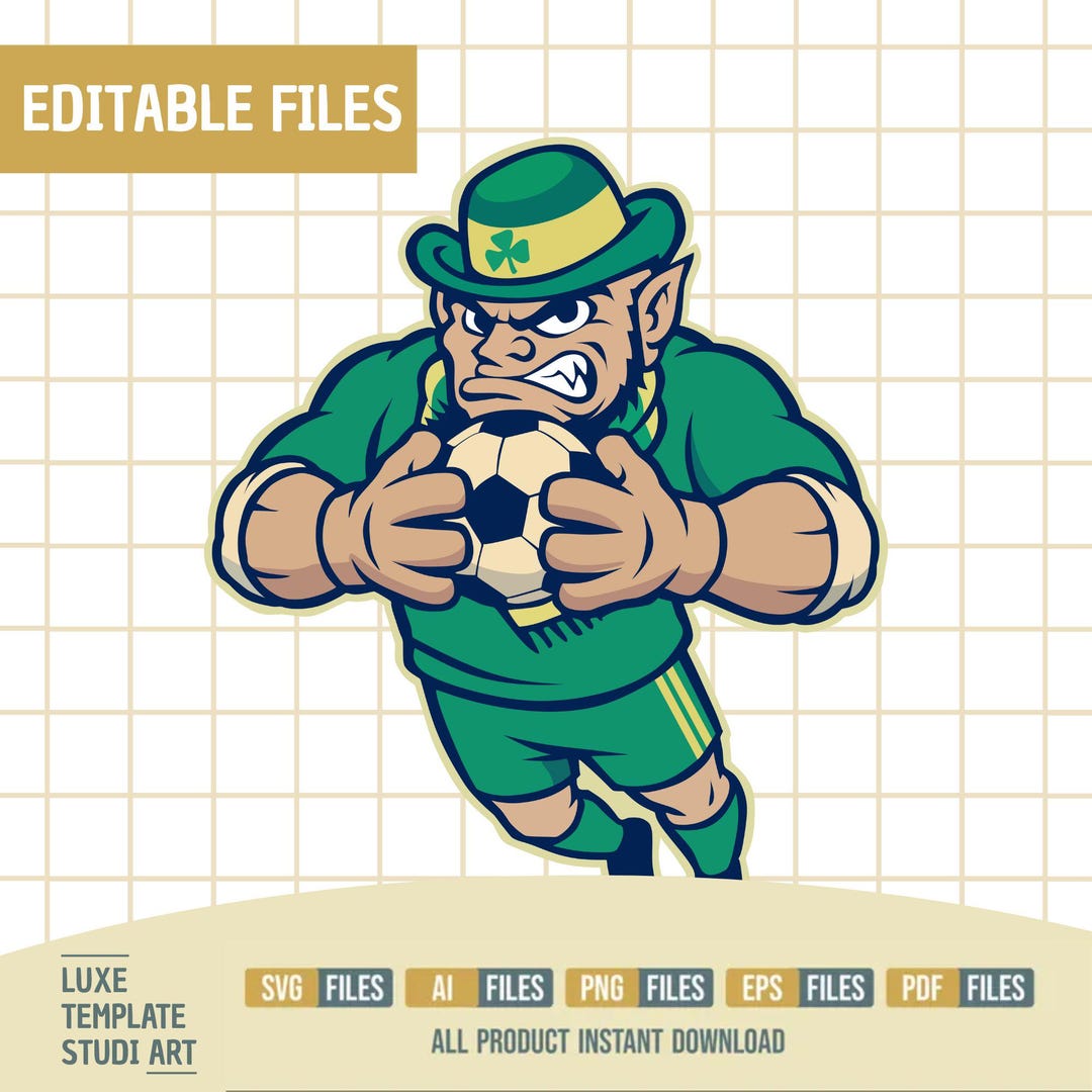 Notre Dame Inspired Mascot SVG for Shirts, Stickers & Crafts - Etsy