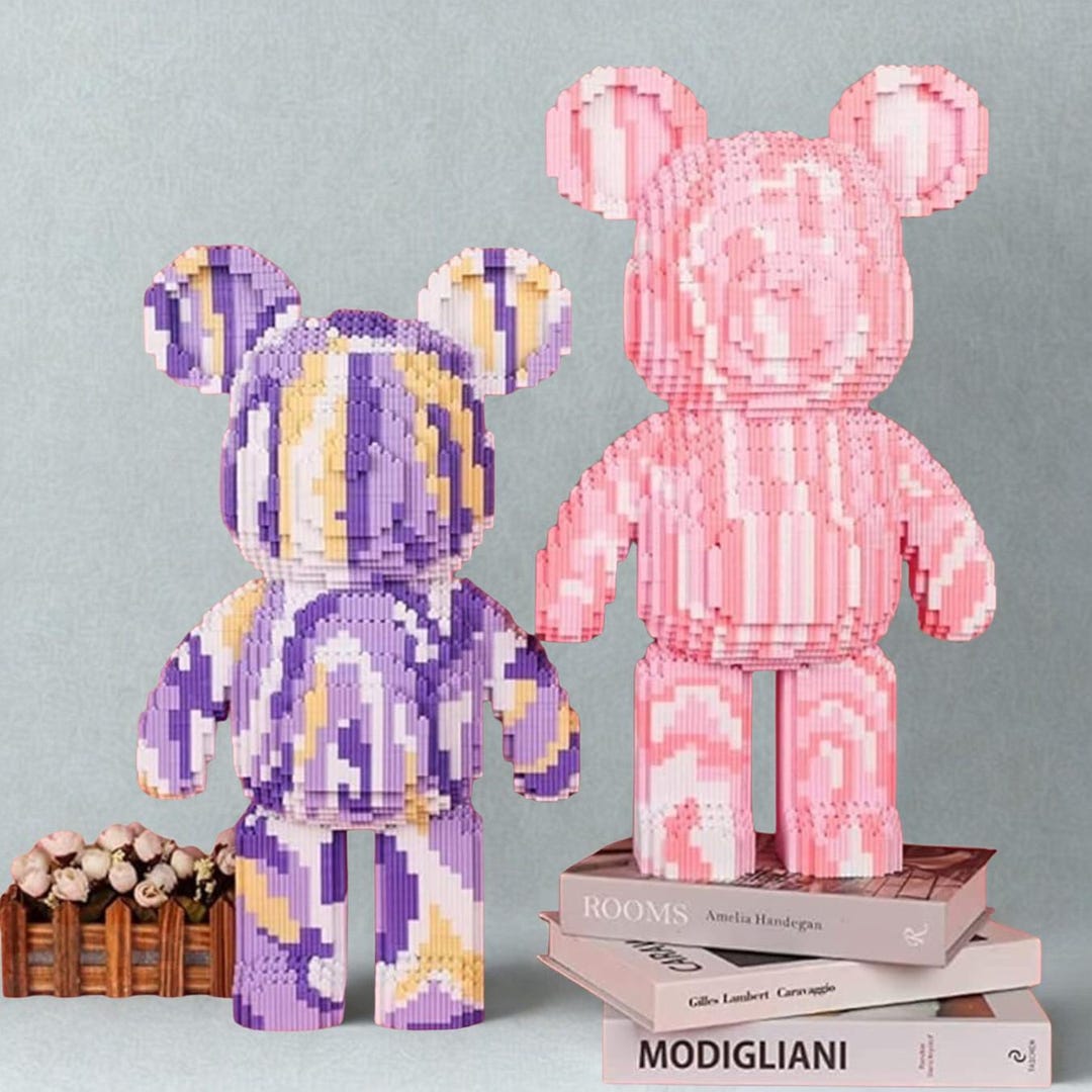 Violent Bear Big Nano Blocks 3D DIY Mini Bricks Educational Building ...