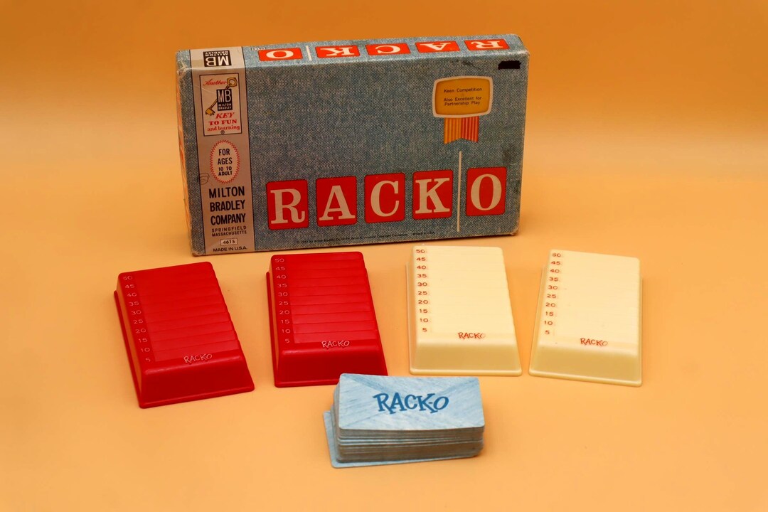 Vintage 1961 Milton Bradley Racko Game - 4615 - Etsy