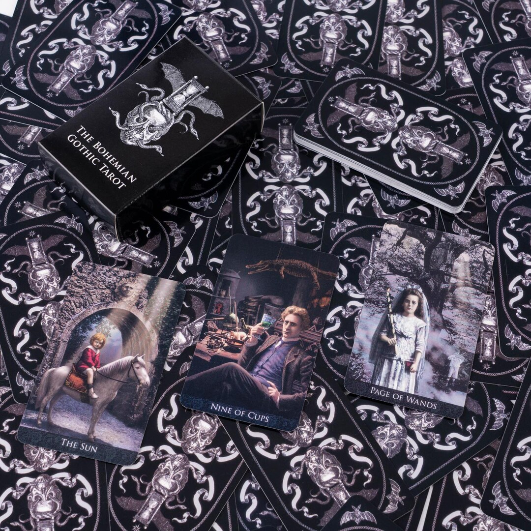 Bohemian Gothic Tarot Deck Cards - Etsy