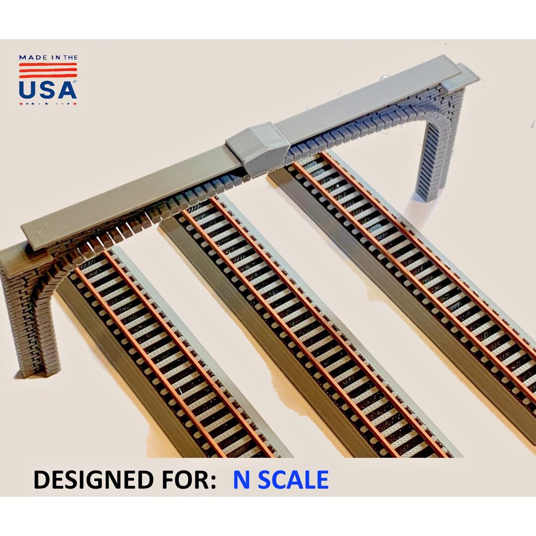 N Scale Brick TRIPLE Train Tunnel Portal - N Model Railroad Scenery - Etsy