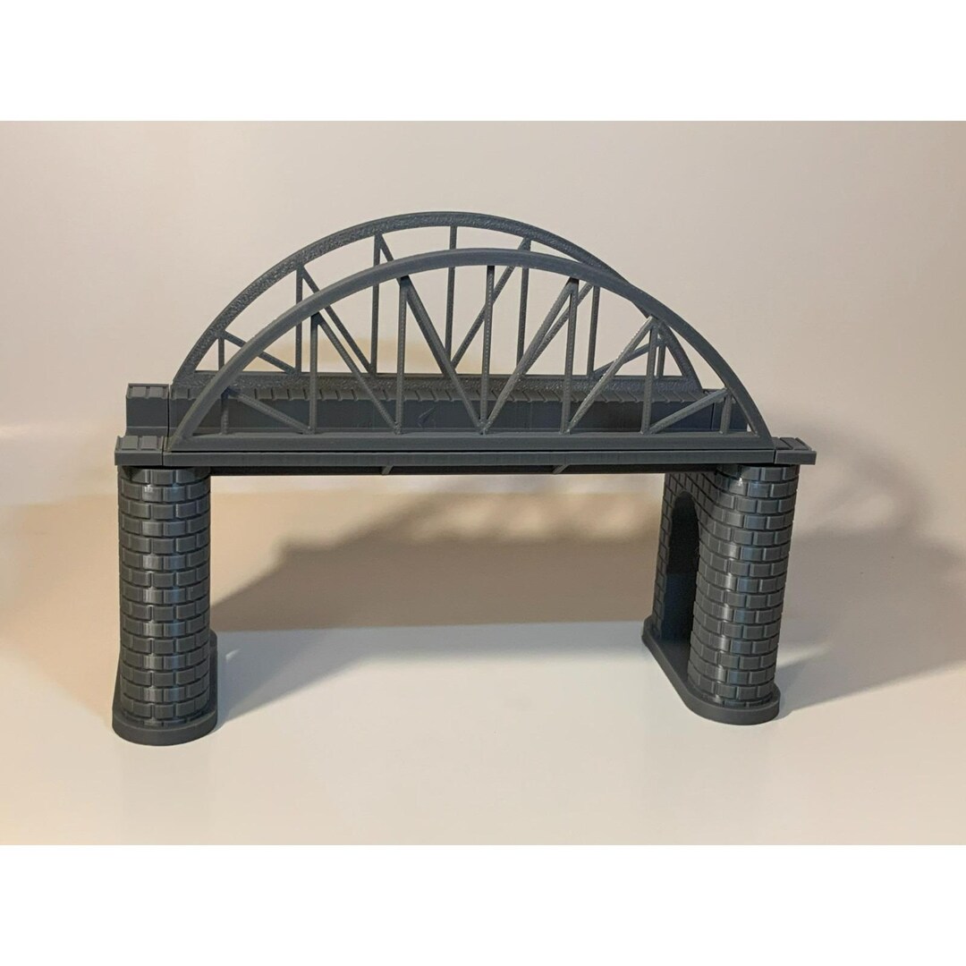HO Scale Modular Truss Arch Bridge – Model Train Combo 1:87 With Piers ...