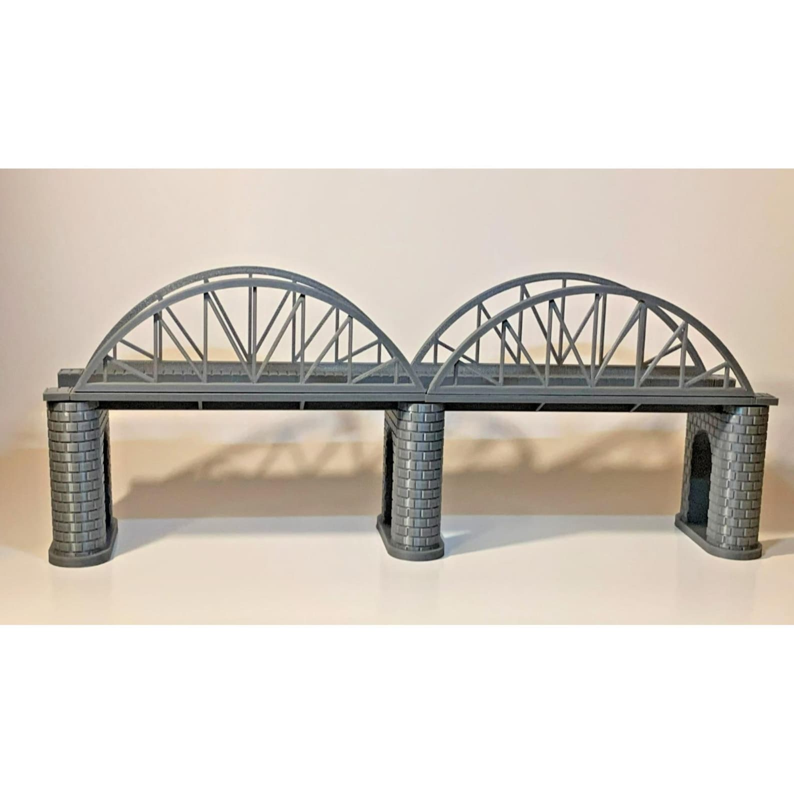 HO Scale Modular X2 Arch Bridge Kit – Model Train Combo 1:87 W/piers ...