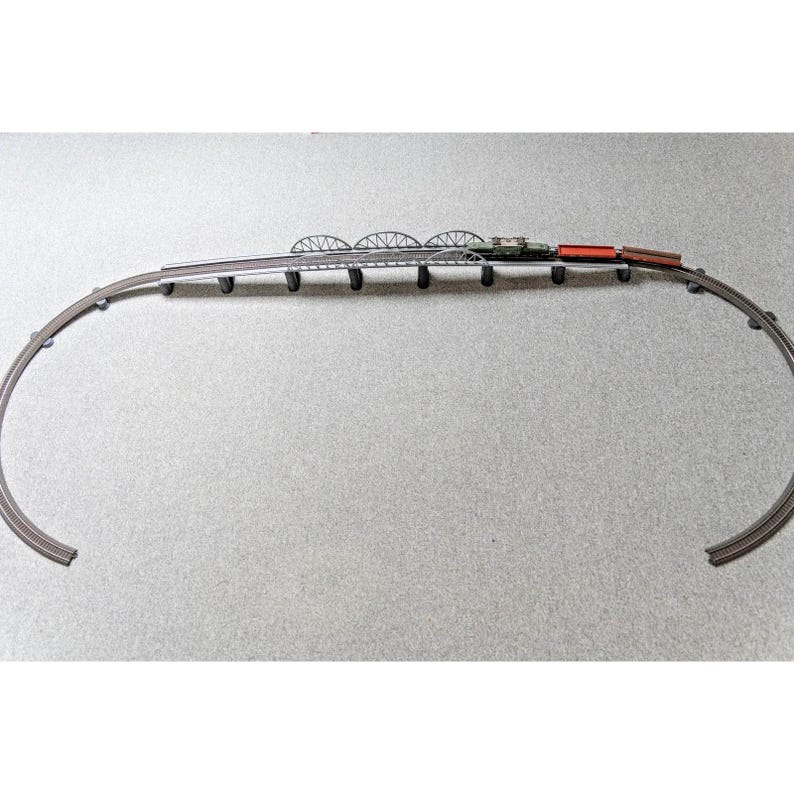 HO Scale Modular Truss Arch Bridge – Model Railroad Adjustable 1:87 ...