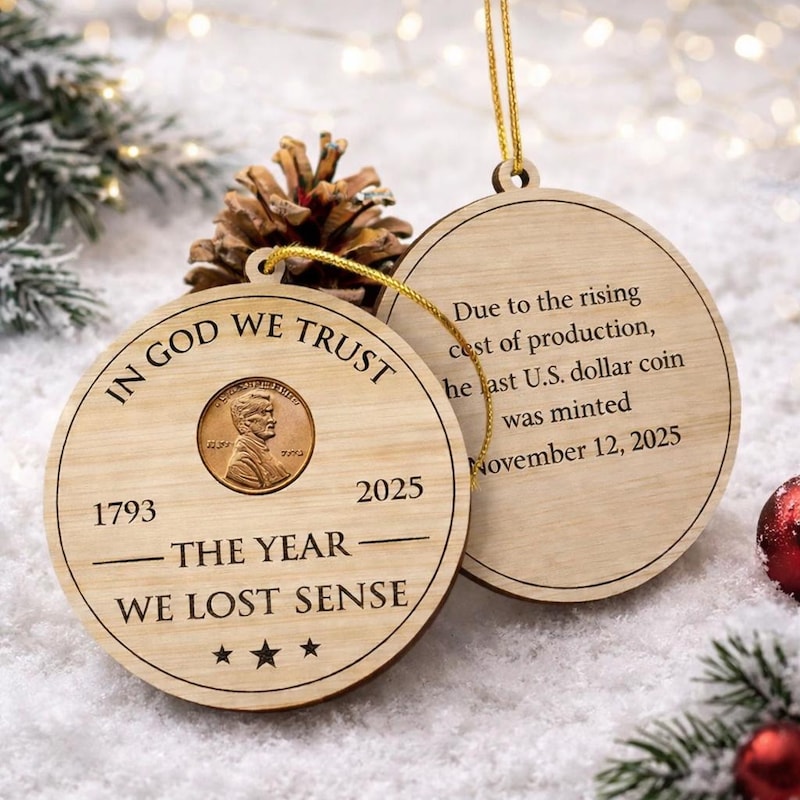 Wooden Penny Ornament - Etsy