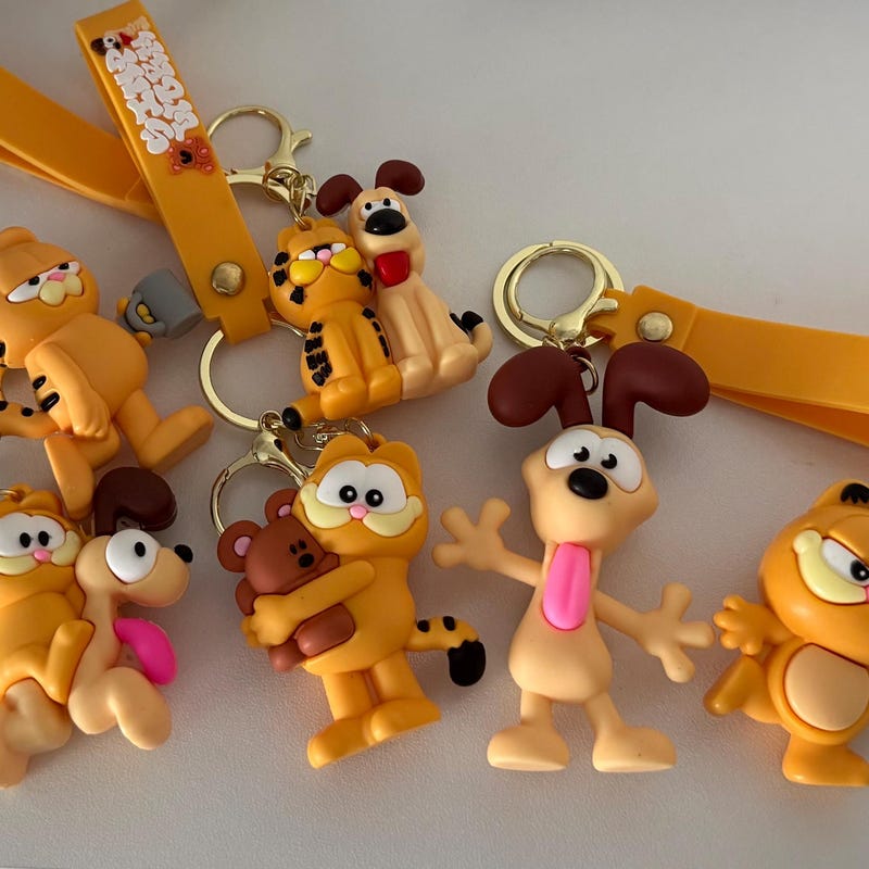 Odie Garfield Keychain - Etsy