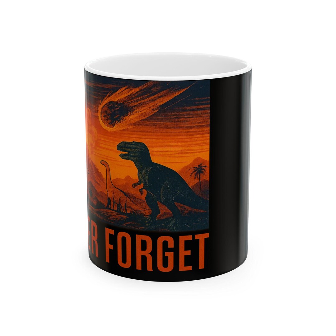 Never Forget Meteor Impact Dinosaur T-shirt – Funny Retro Dino Tee ...