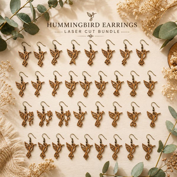 Hummingbird Earrings - Etsy
