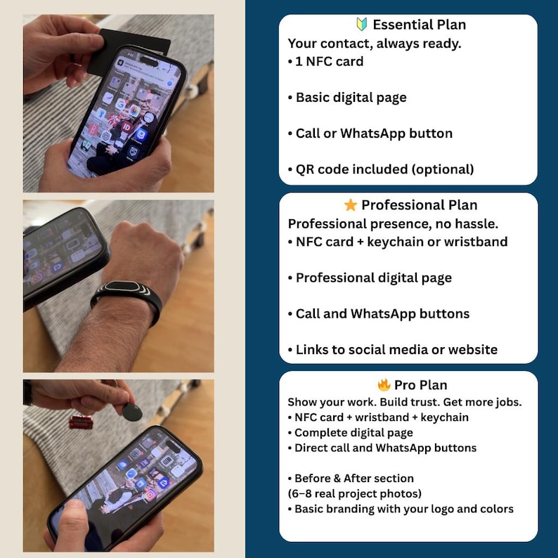 Custom NFC Smart Business Card & Digital Landing Page Setup | No ...