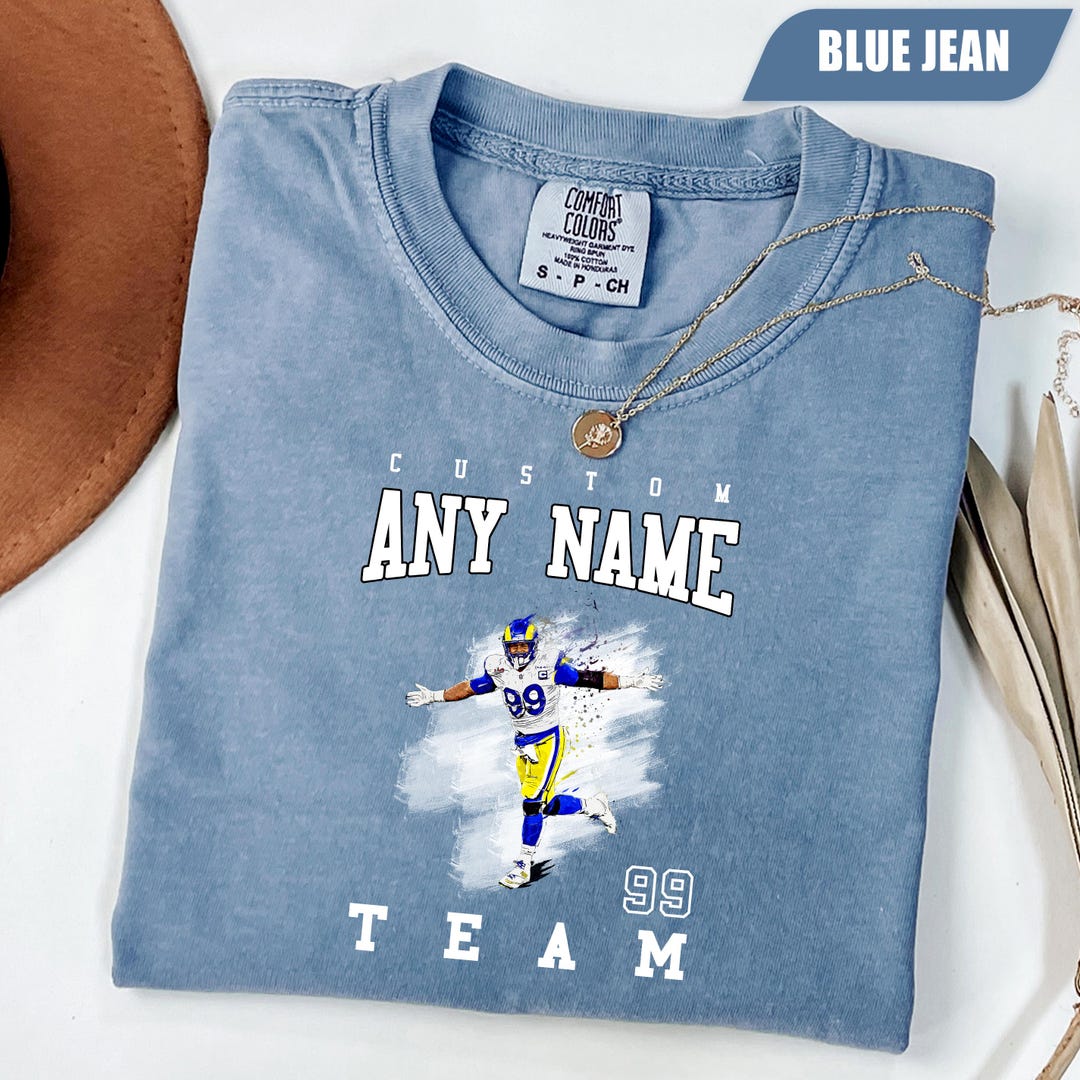 Custom Football Player Name and Number Shirt, Football T-shirt, Custom ...