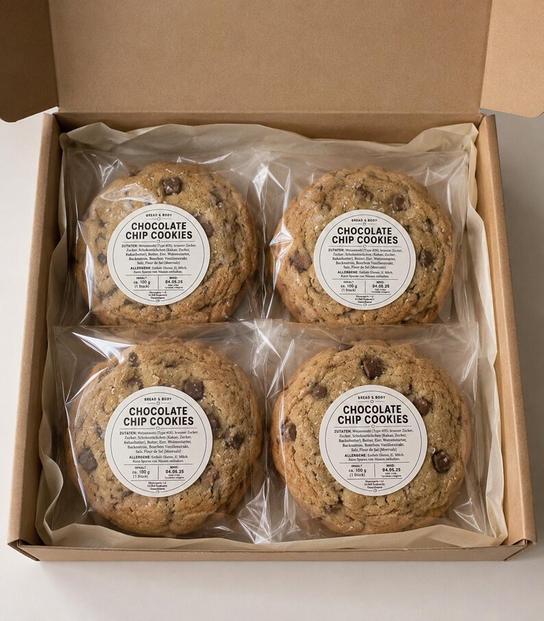 New York Style Chocolate Chunk Cookies | Dicke Brown Butter Cookies - Etsy