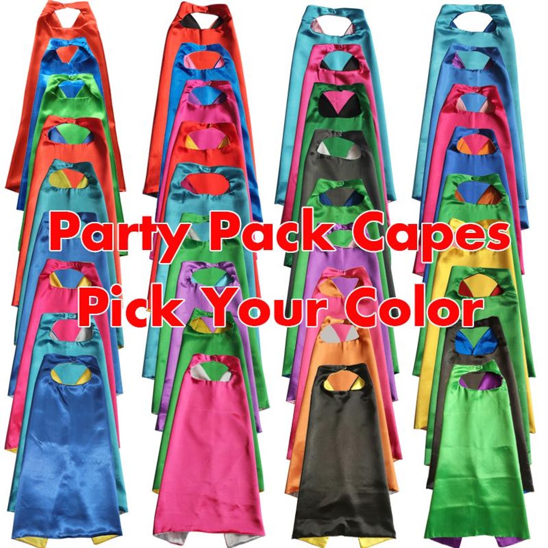 Personalized Kids Super Hero Cape Superhero Capes Child Birthday Party ...
