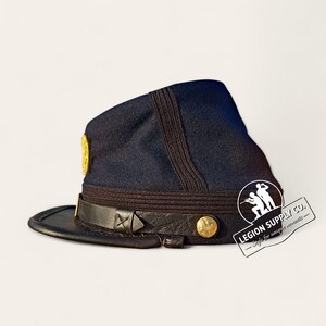 Handmade Civil War Union Kepi: Navy Wool, Hand-embroidered Display Cap ...