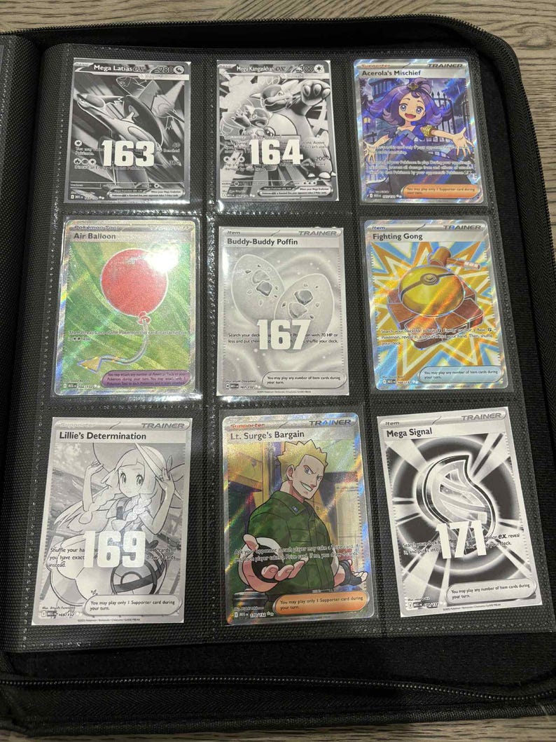 Mega Evolution Master Set Binder Guide - Etsy Canada
