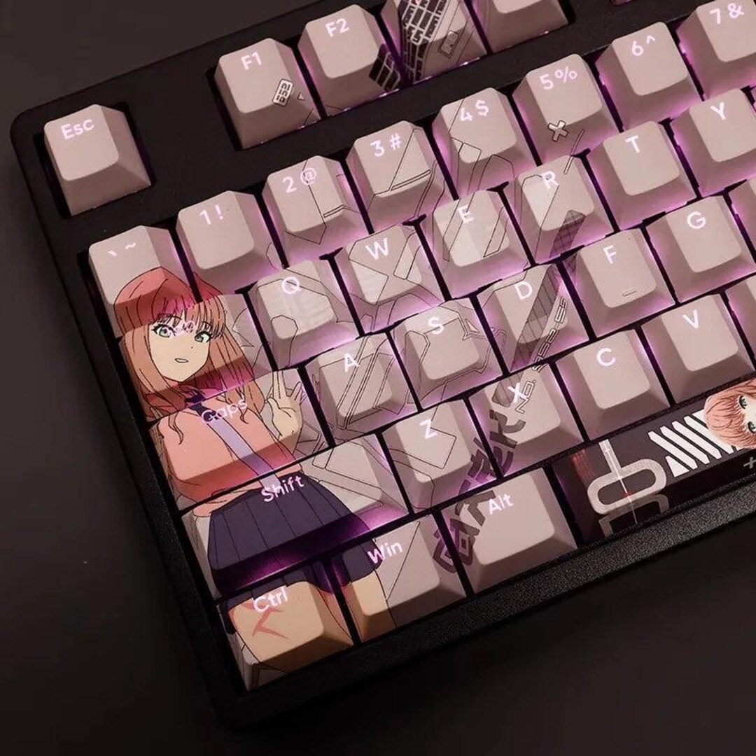 Yume Minami Keycap Set Ssss.dynazenon Japanese PBT 108 Key Cherry MX ...