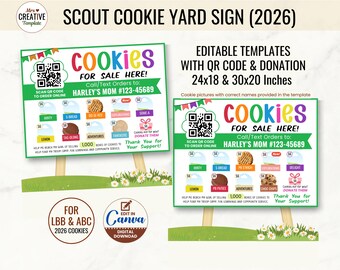 Girl Scout Cookie Sign - Etsy