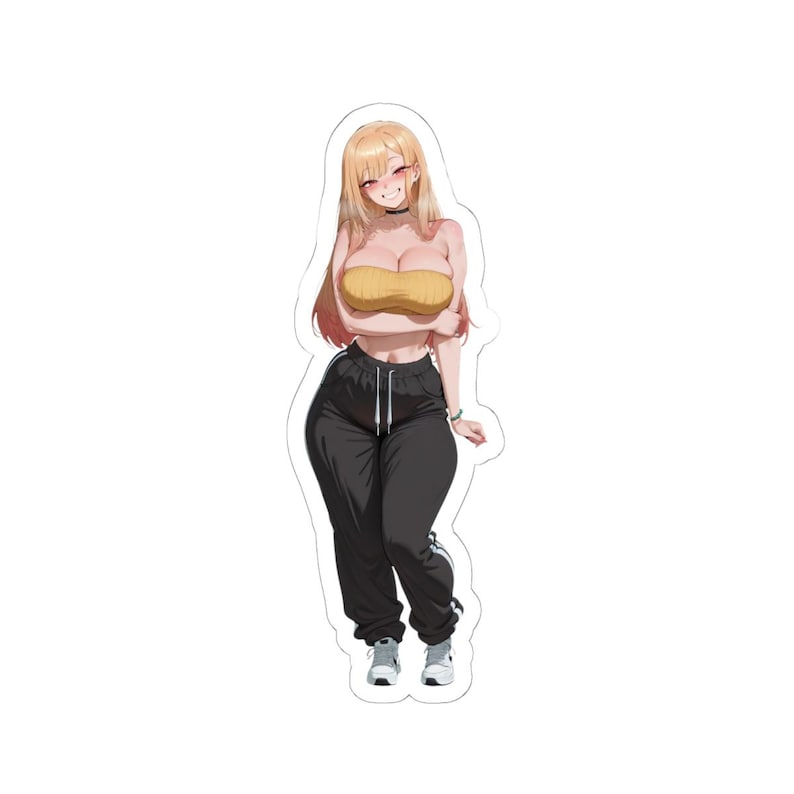 Dress up Waifu: Suggestive Waifu Artwork, Vinyl Sticker, Display ...