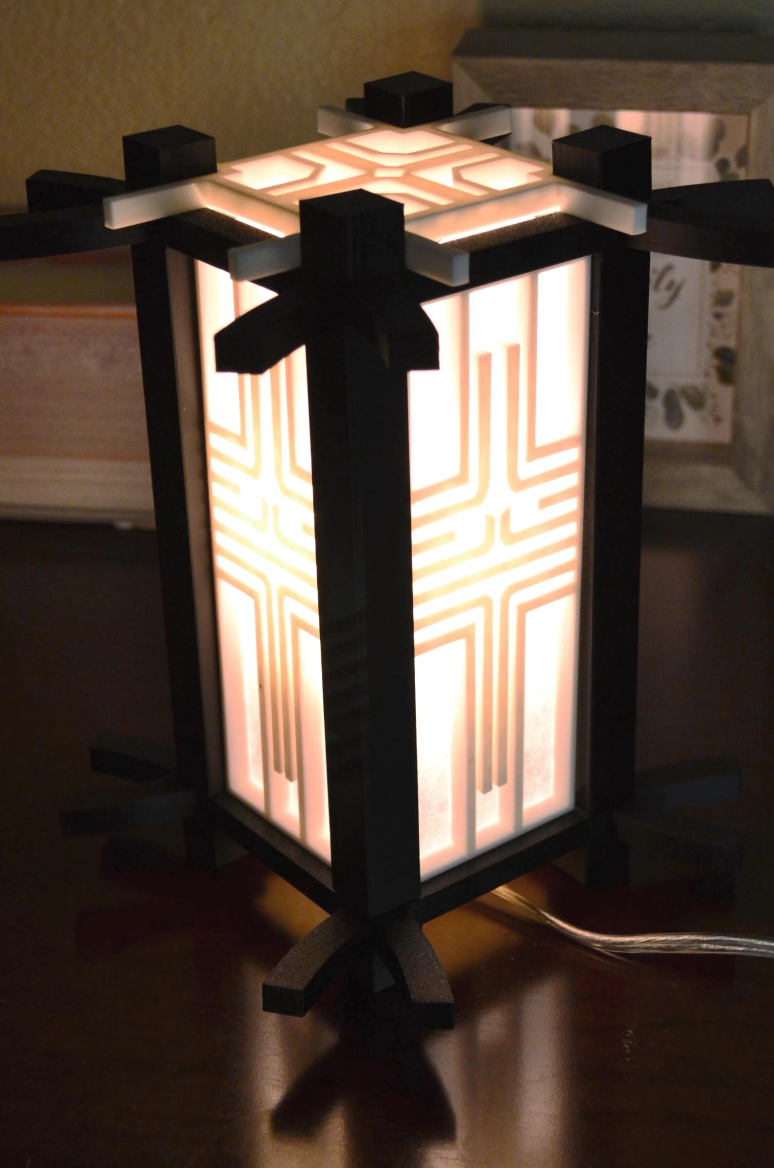 Japanese Shoji Lamp Japanese Style Lamp - Etsy