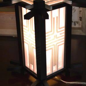 Japanese Shoji Lamp Japanese Style Lamp - Etsy