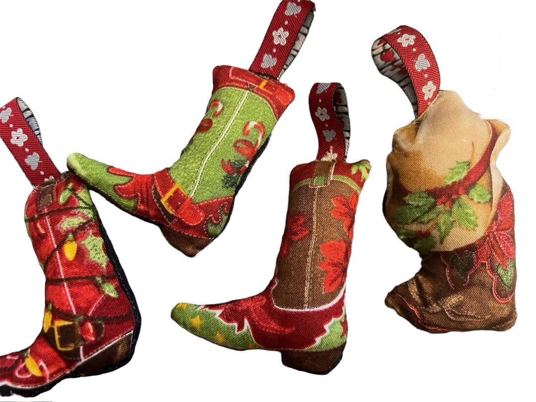 Cowboy Boot Christmas Tree Decorations Cowboy Boots Country **last Few ...